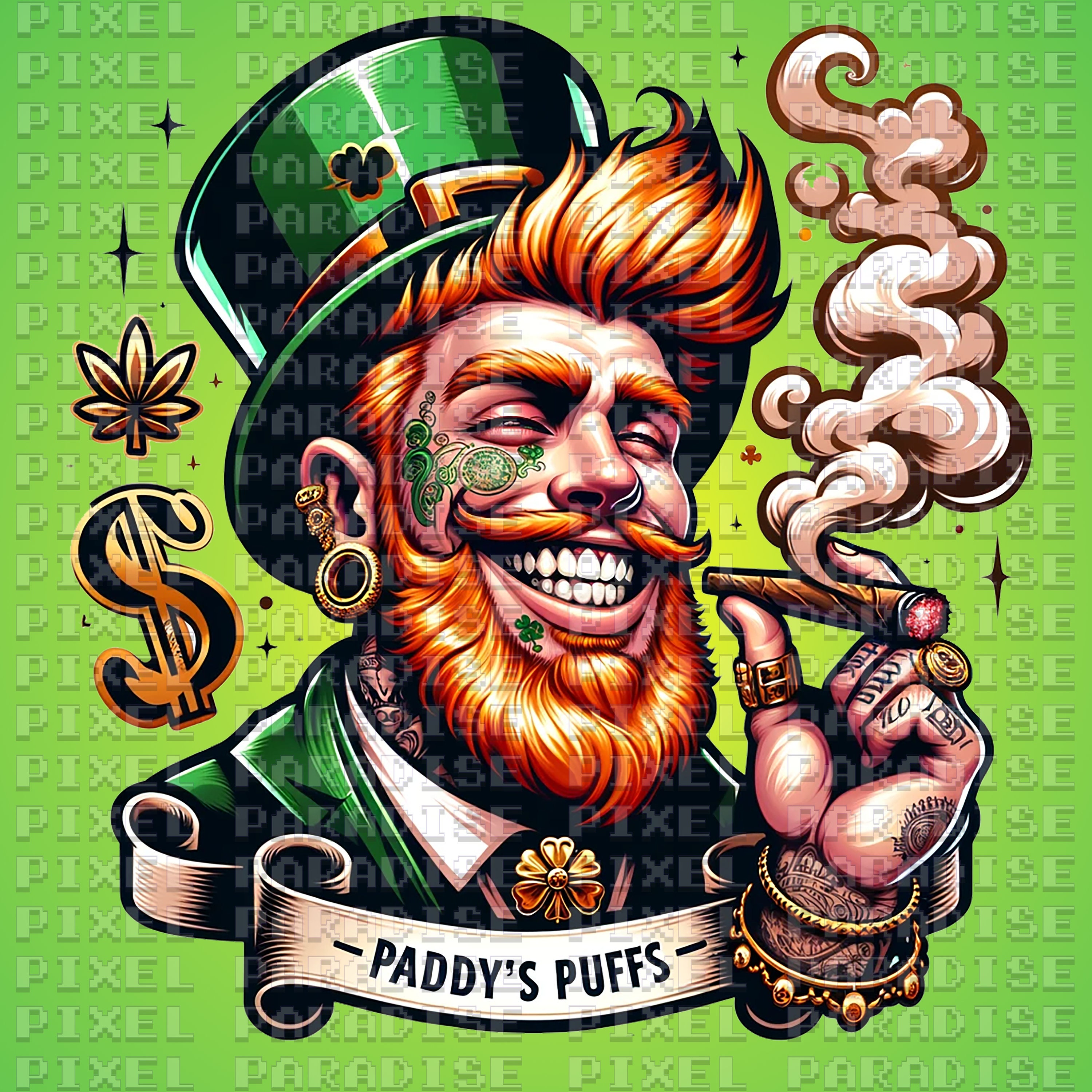 St Patricks Day PNG, Saint Patricks Day Png, Leprechaun Png, Marijuana ...