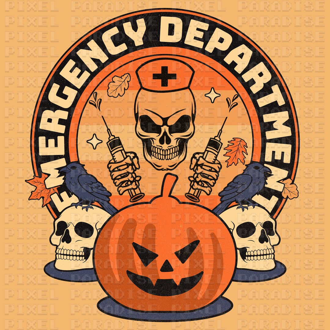 Spooki Season PNG, Halloween ER, Spooky Season PNG, Emergency ...