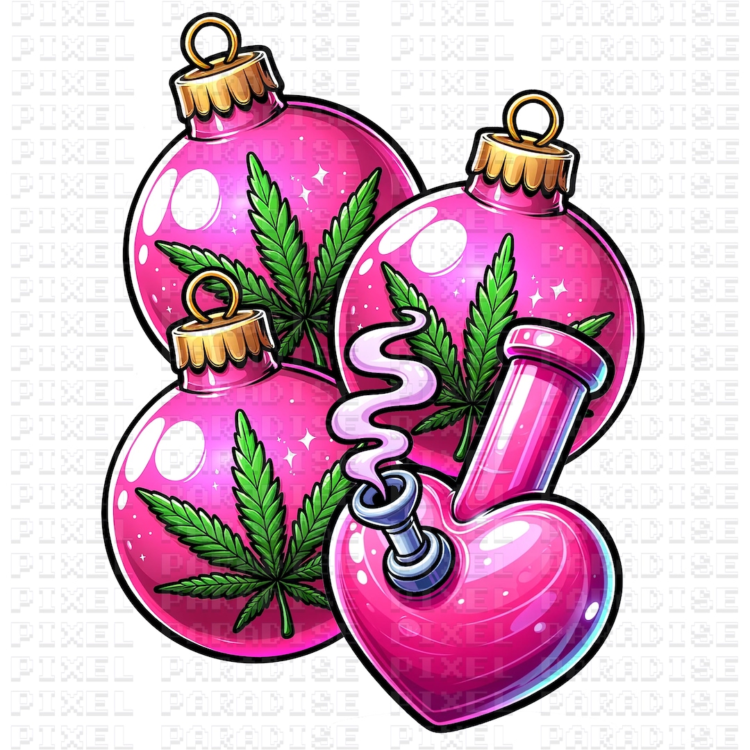 Christmas PNG, Weed Christmas, Christmas Ornament PNG, Marijuana Christmas, Stoner PNG ...