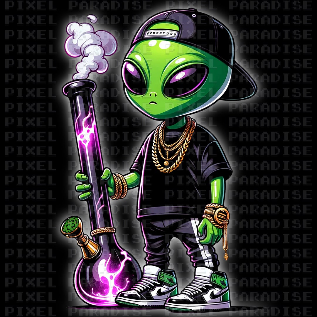 Alien Png, Marijuana Png, Stoner Alien Png, Extra Terrestrial Png ...
