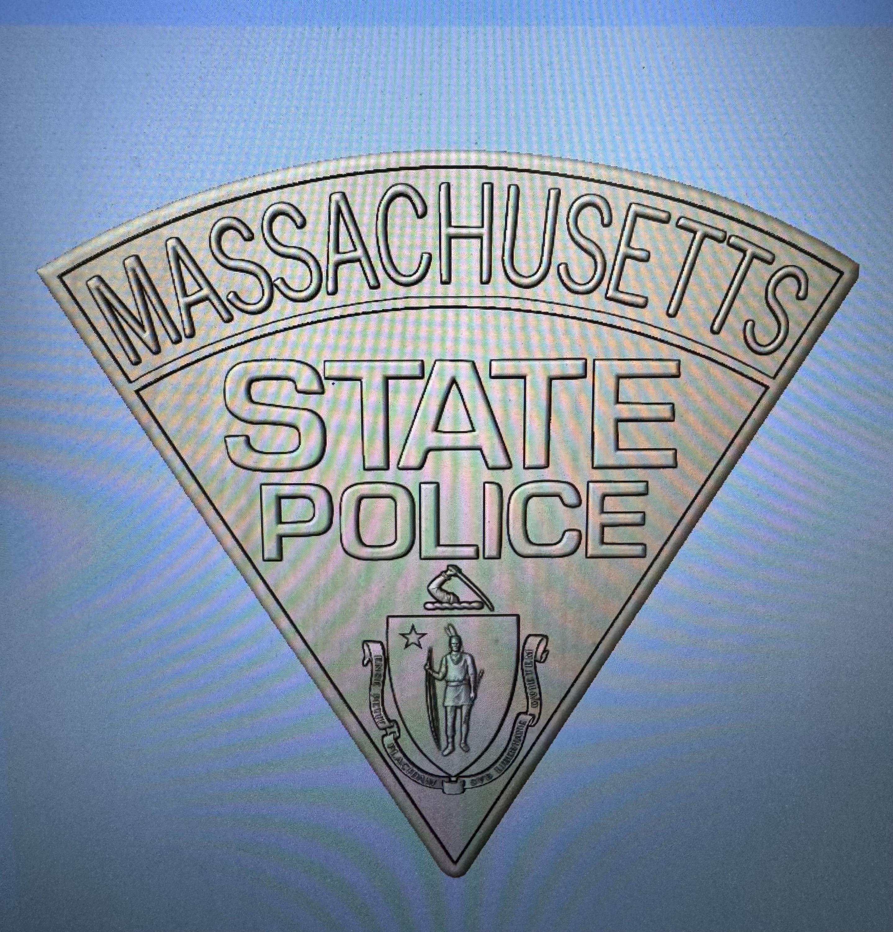 Massachusetts State Police Badge With KA-BAR Holder - Etsy