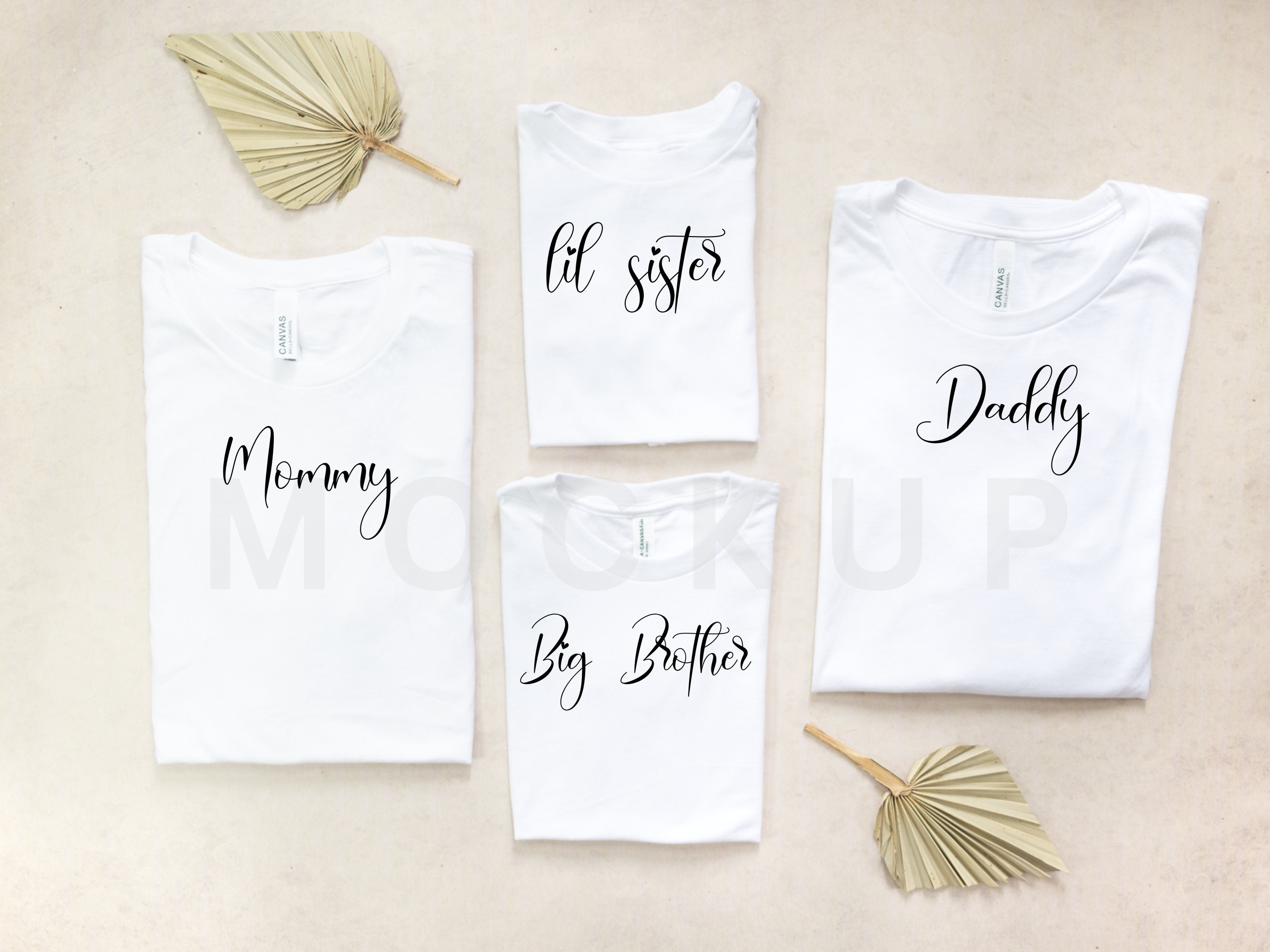 Family Mockups Bella and Canvas White 3001C T-shirt Mockup - Etsy