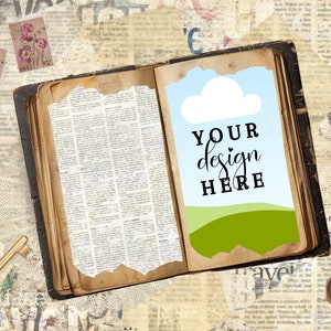 Junk Journal Mockups, Journal Mockup, Vintage Junk Journal Mockup ...