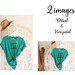 Bella and Canvas Kelly Green Mockup, Kelly 3001C, Boho T-shirt Mockup ...