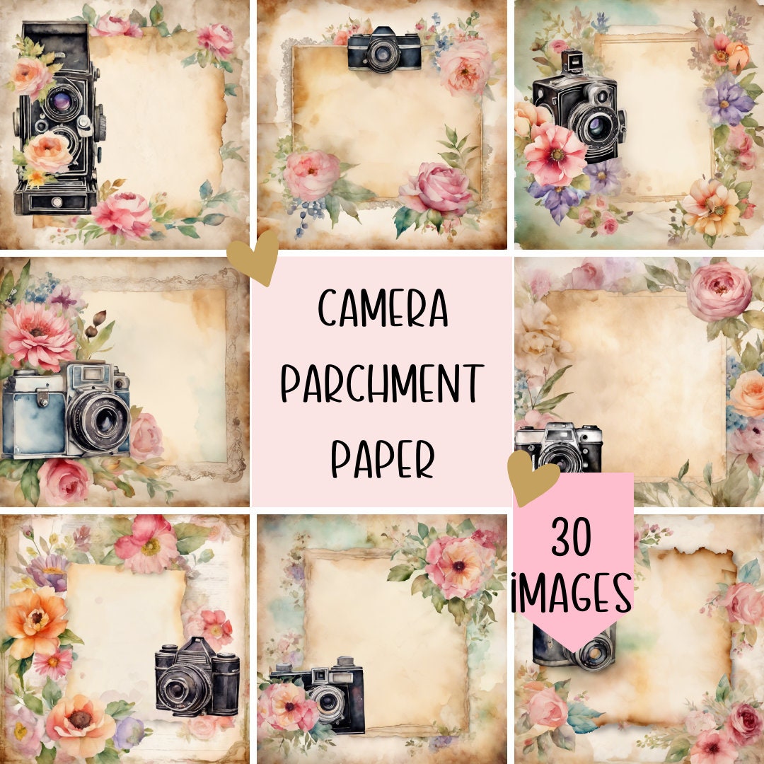 Camera Paper, Vintage Cameras, Camera Clipart, Photography Clipart ...