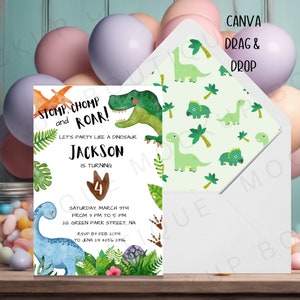 Birthday Invitation Drag and Drop Mockup, Invitation Mockup, Birthday ...