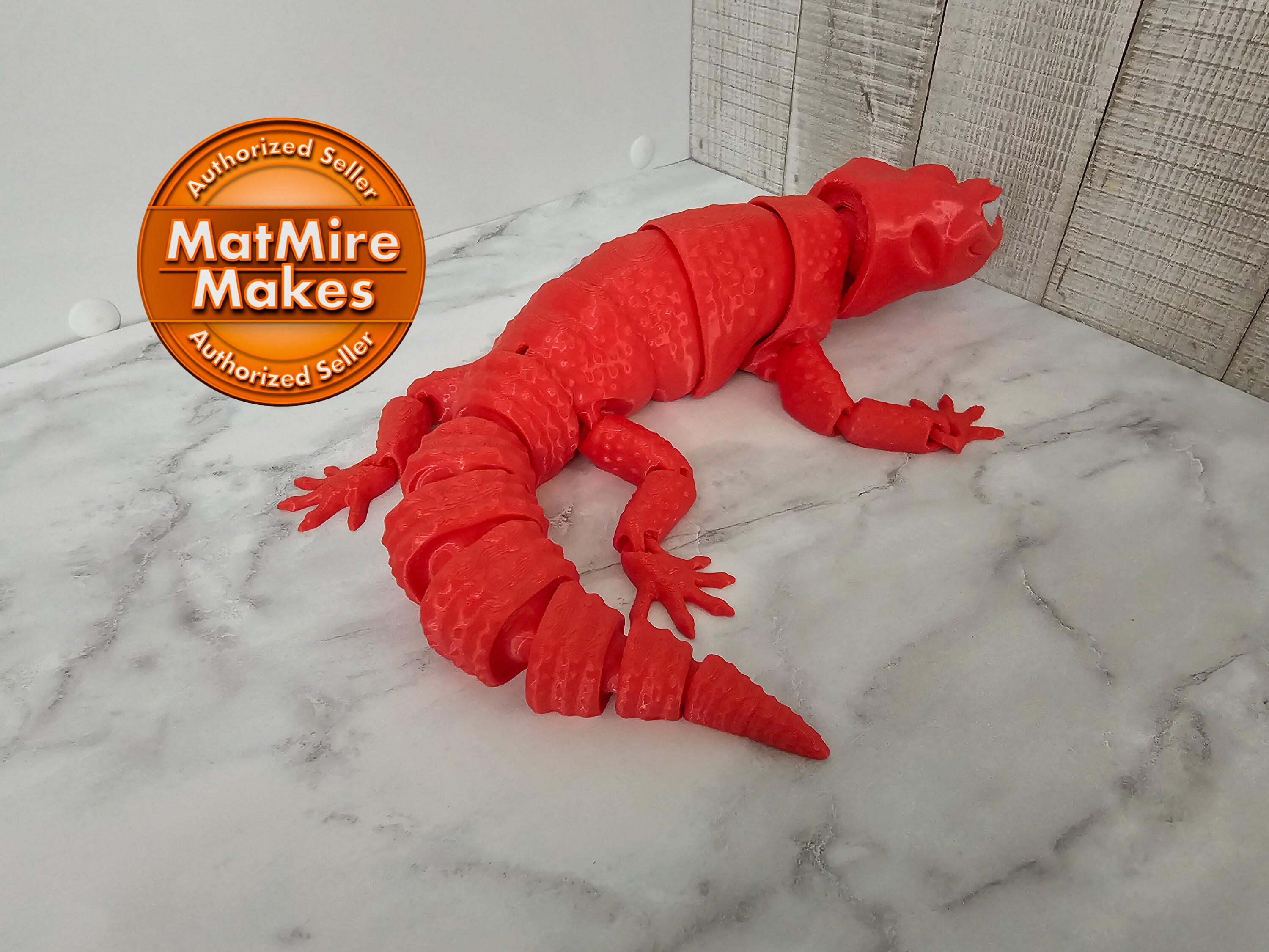 3D Printed Articulating Leopard Gecko Fidget Toy - Etsy