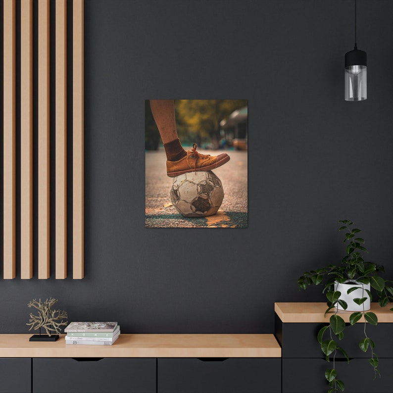 The Beautiful Game Soccer Football Canvas Gallery Wraps - Etsy