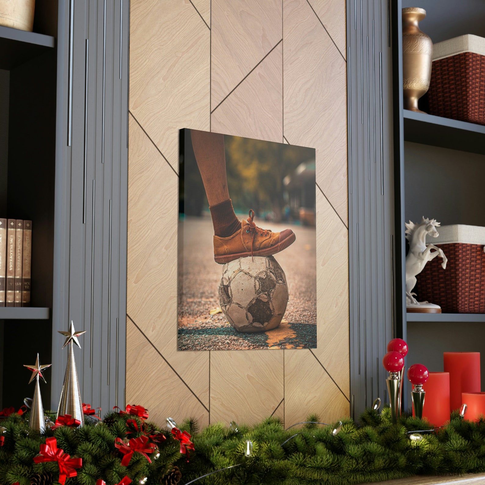 The Beautiful Game Soccer Football Canvas Gallery Wraps - Etsy
