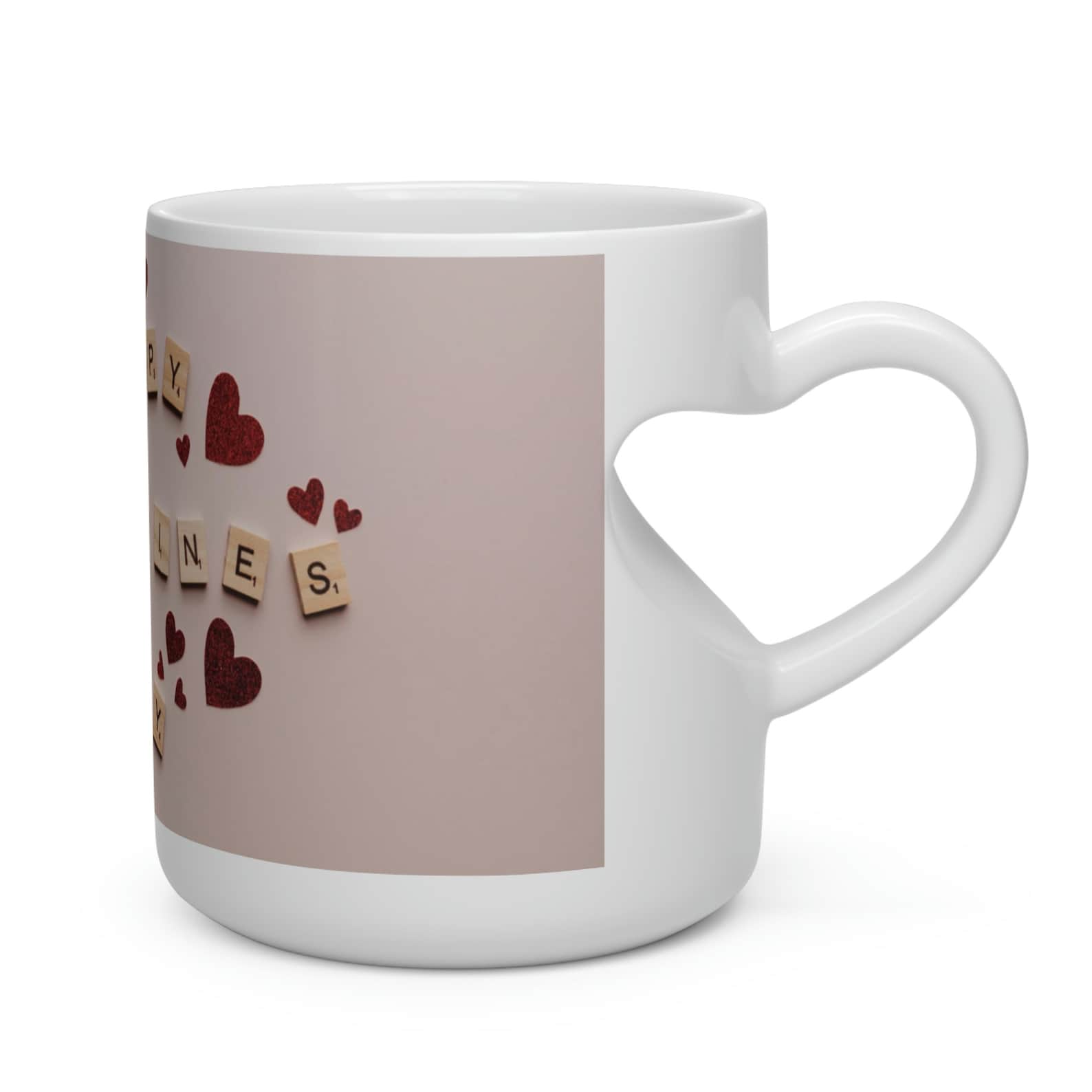 Heart Shape Valentines Day Mug - Etsy