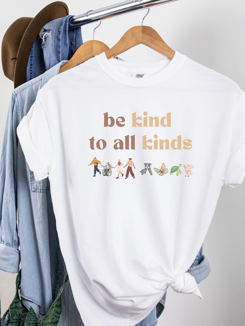 Be Kind to All Kinds Shirt, Inclusive Kindness Shirt, Mens Womens Be ...