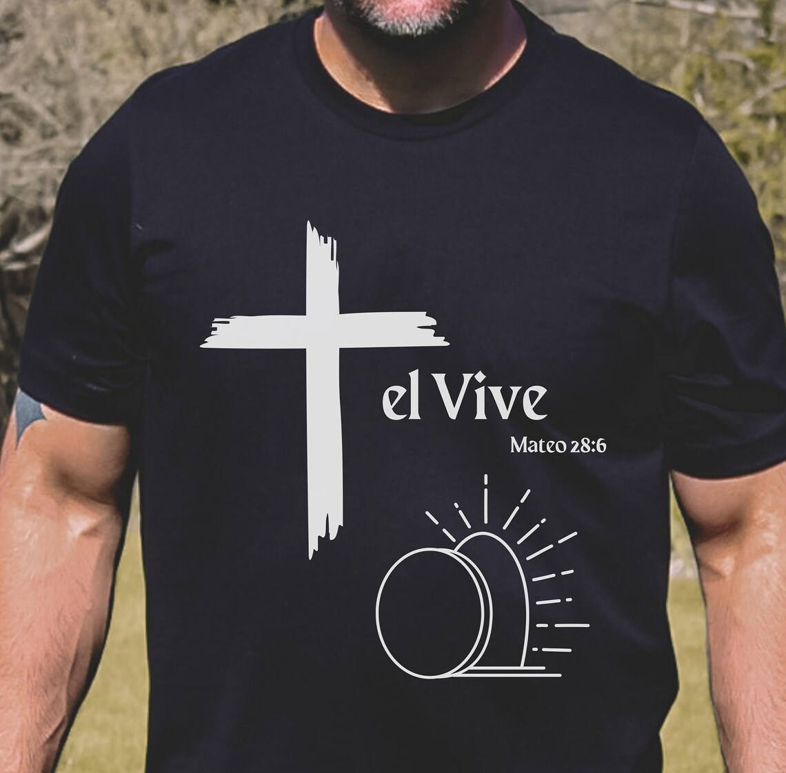 El Vive Tshirt, Spanish Christian Shirt, Christian Easter Shirt, Easter ...