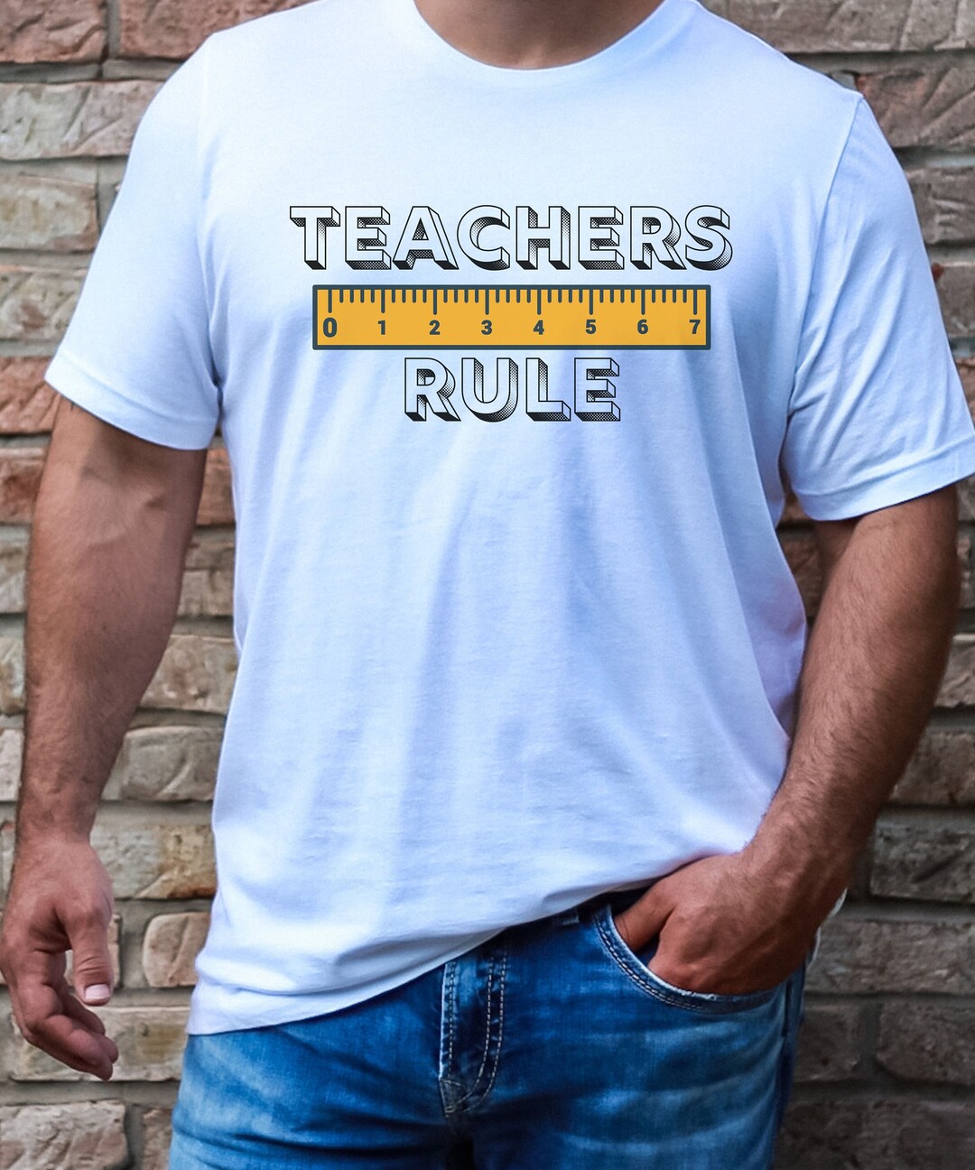 Teachers Rule, Teacher Appreciation, Gift for Teacher, Elementary ...