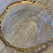 Vintage IVV Glacier Crystal Bowl: 10K Gold Trim, Mid Century Modern - Etsy