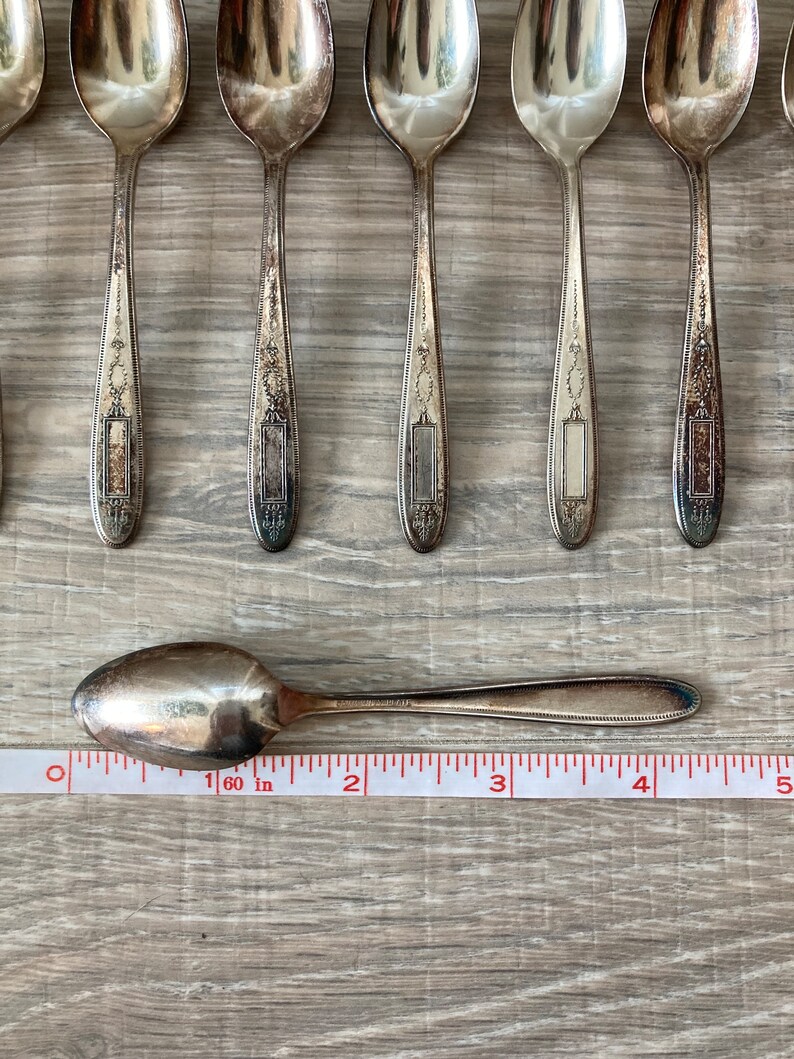 Vintage Silver Small Teaspoons by Community Plate, Silver-plated Set of ...
