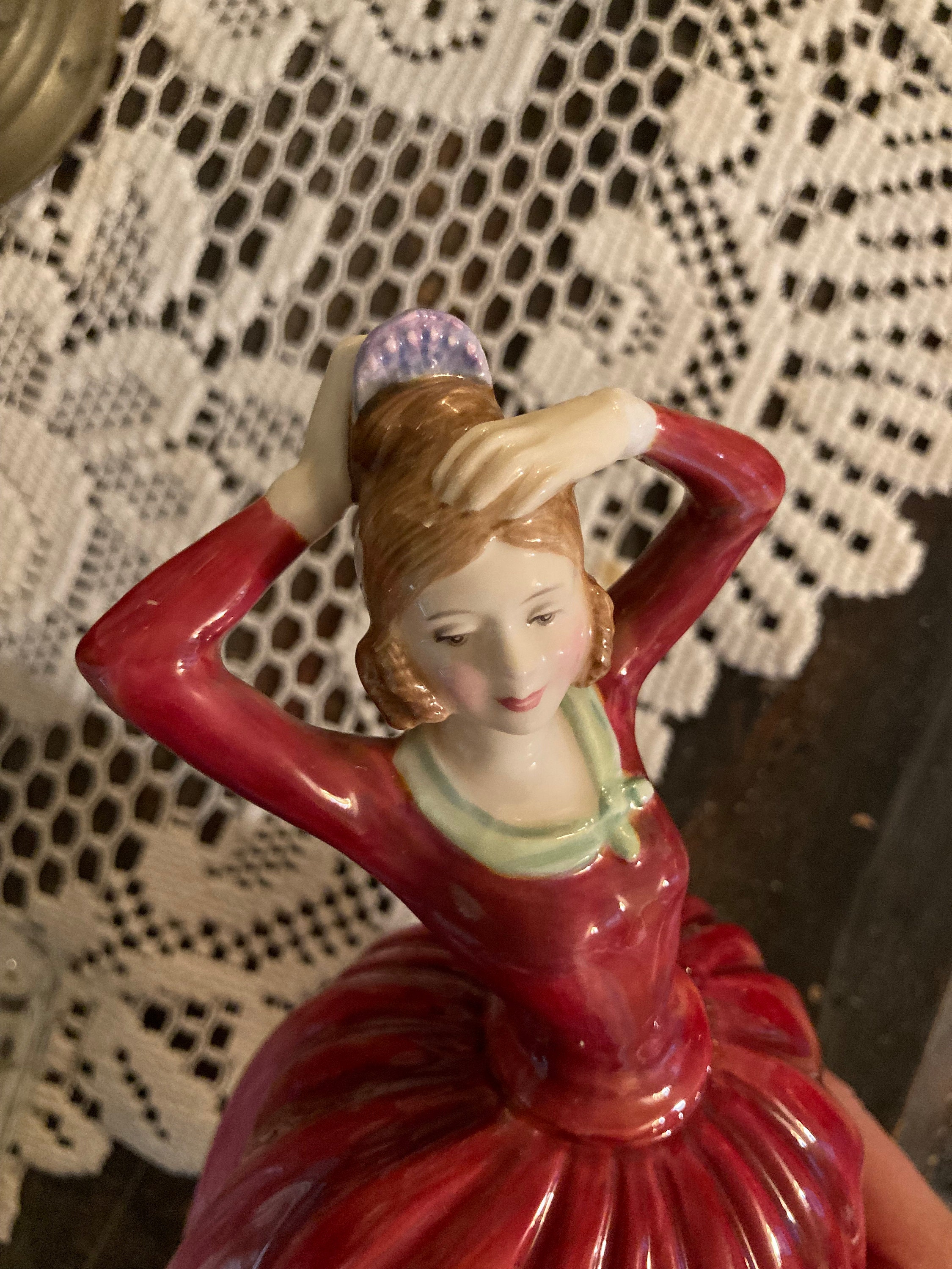 Royal Doulton Pretty Lady Figurine katrina HN2327 With Red Dress, First ...