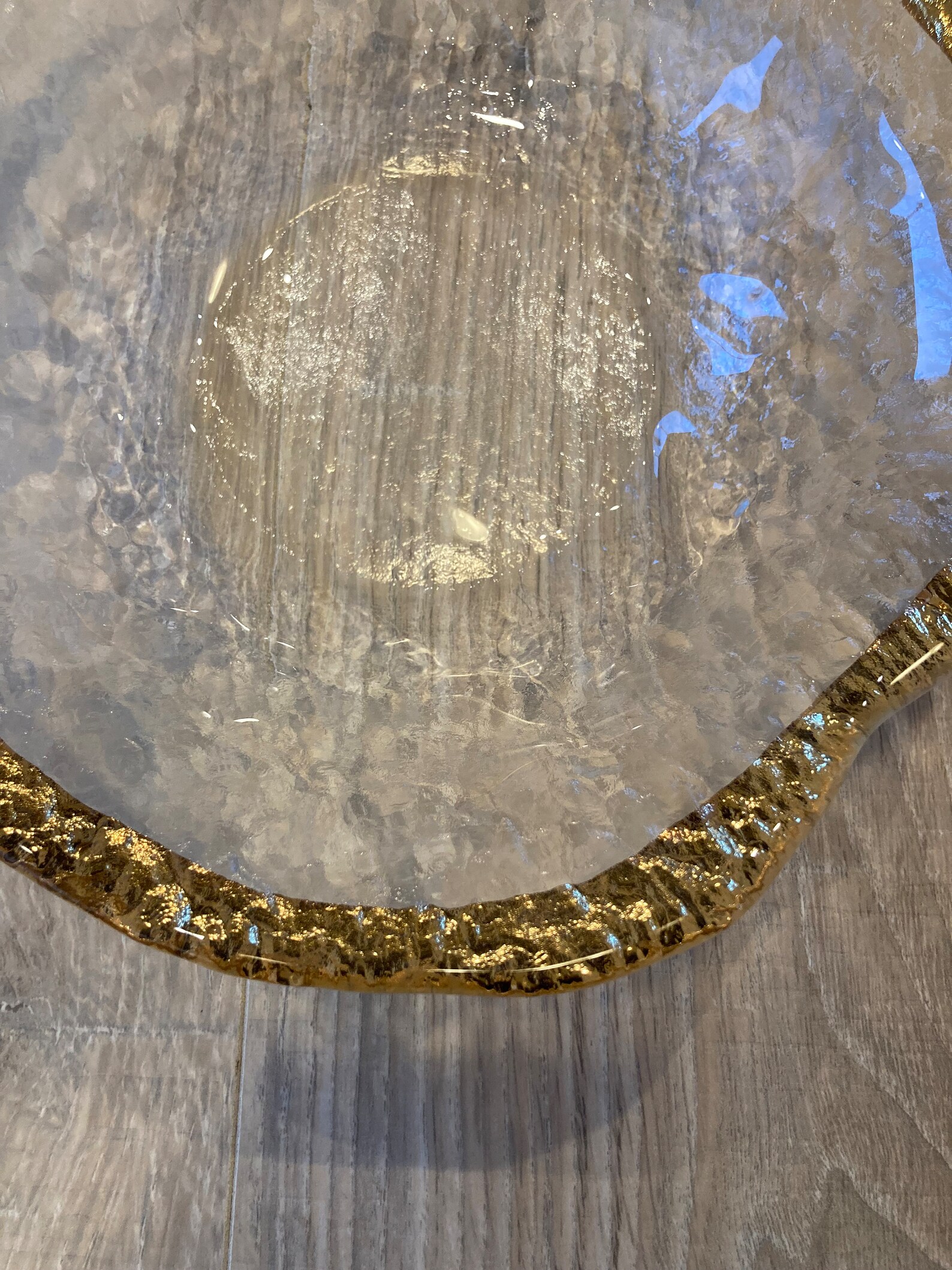 Vintage IVV Glacier Crystal Bowl: 10K Gold Trim, Mid Century Modern - Etsy