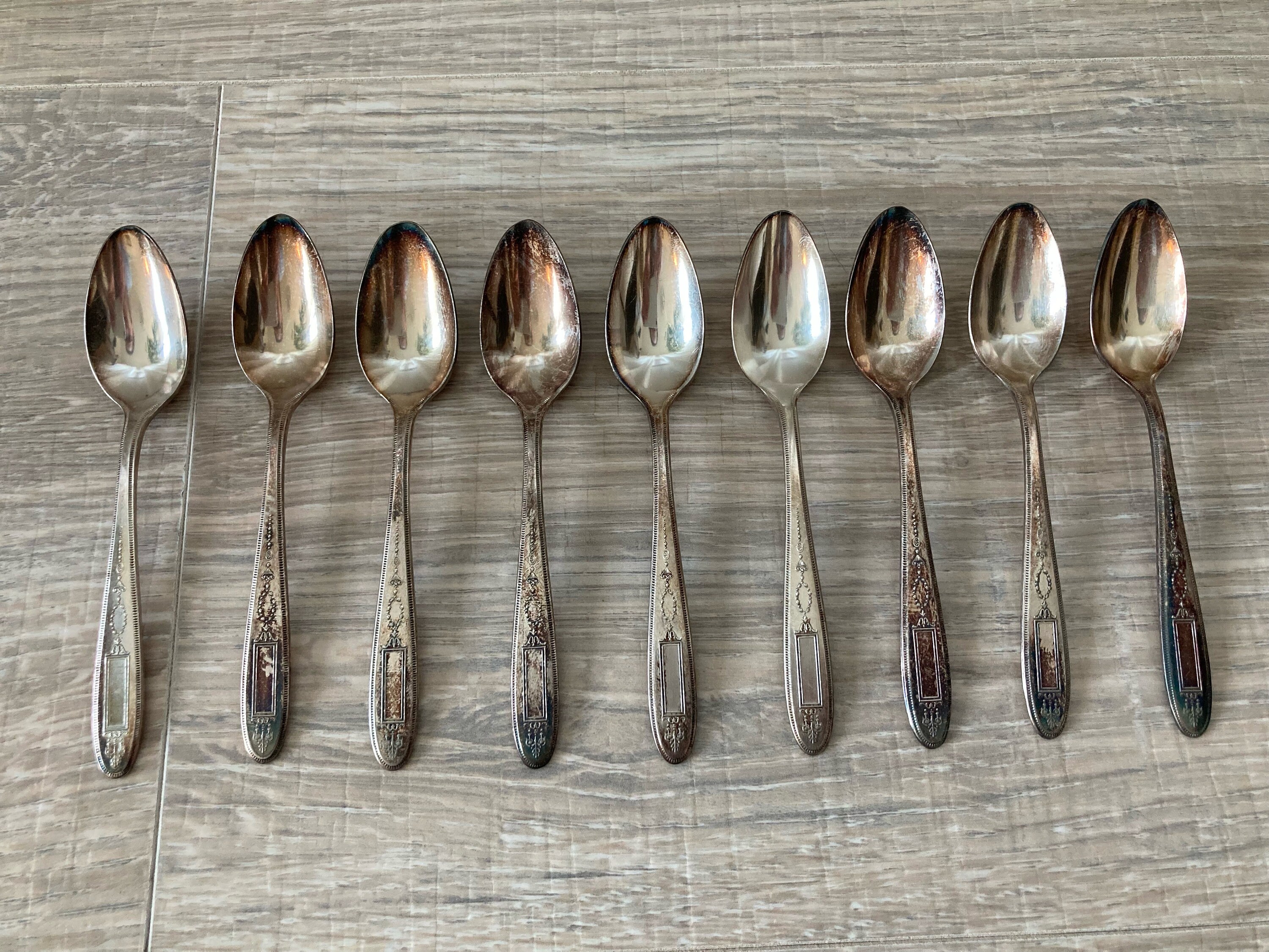 Vintage Silver Small Teaspoons by Community Plate, Silver-plated Set of ...