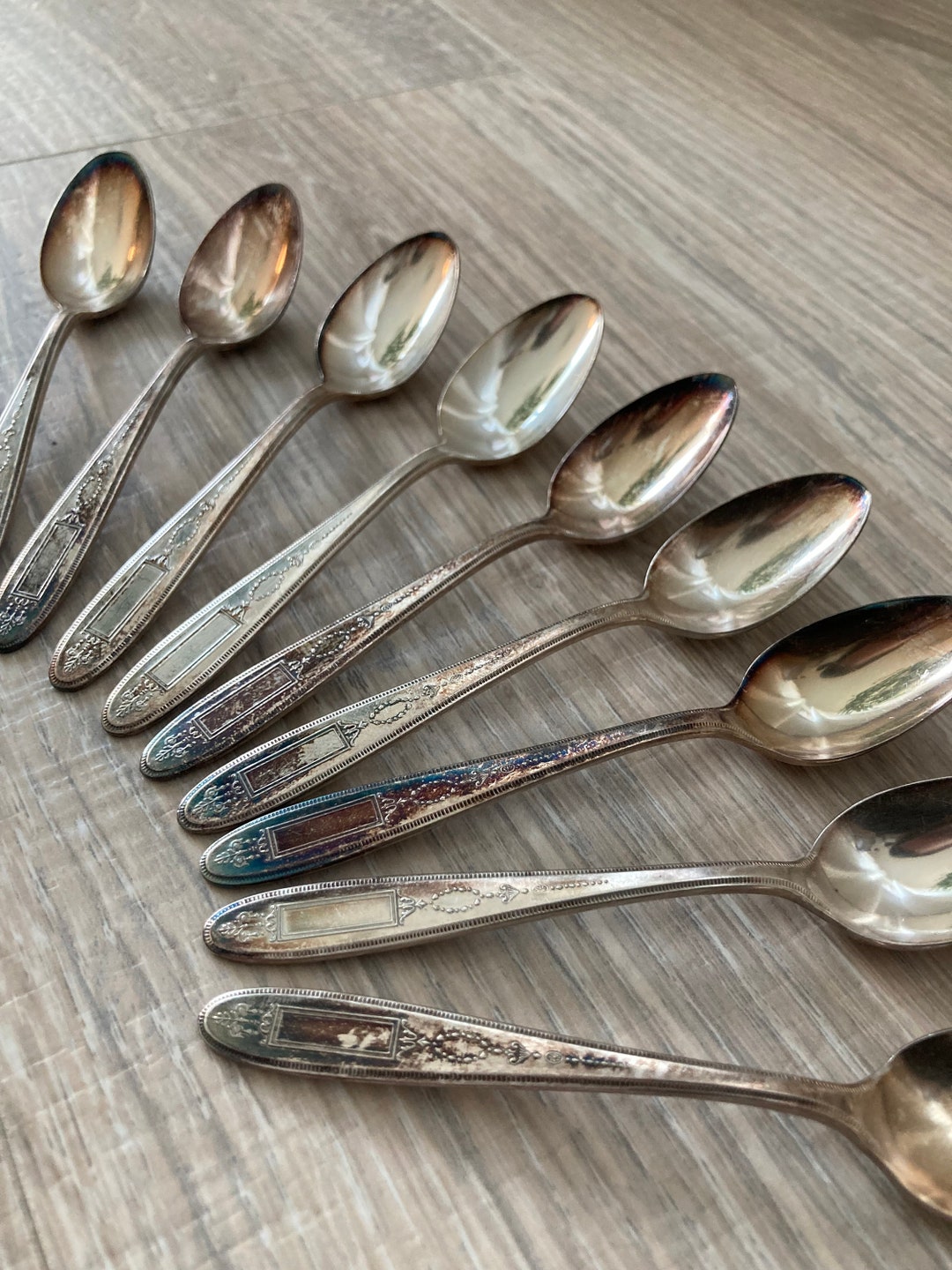Vintage Silver Small Teaspoons by Community Plate, Silver-plated Set of ...