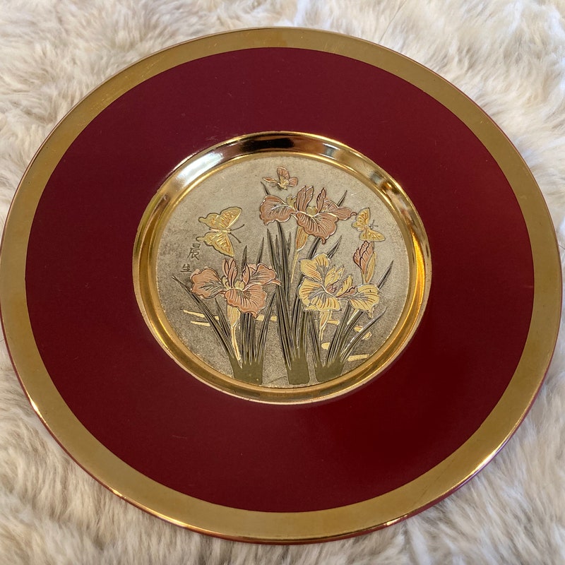 Chokin Plate Made in Japan - Etsy