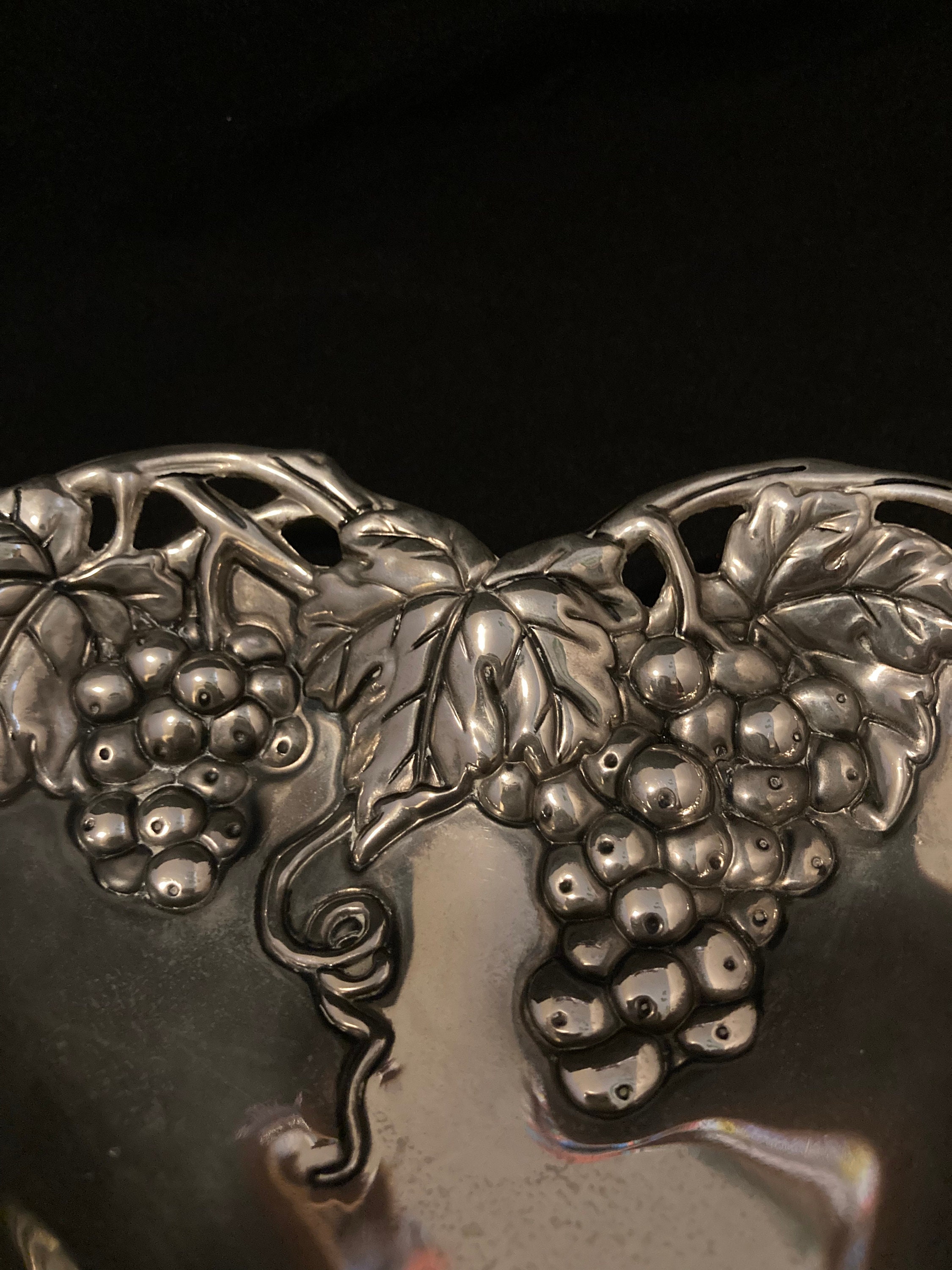 Silver Heart Dish by Godinger Silver Art, Silver Plated With Grape ...