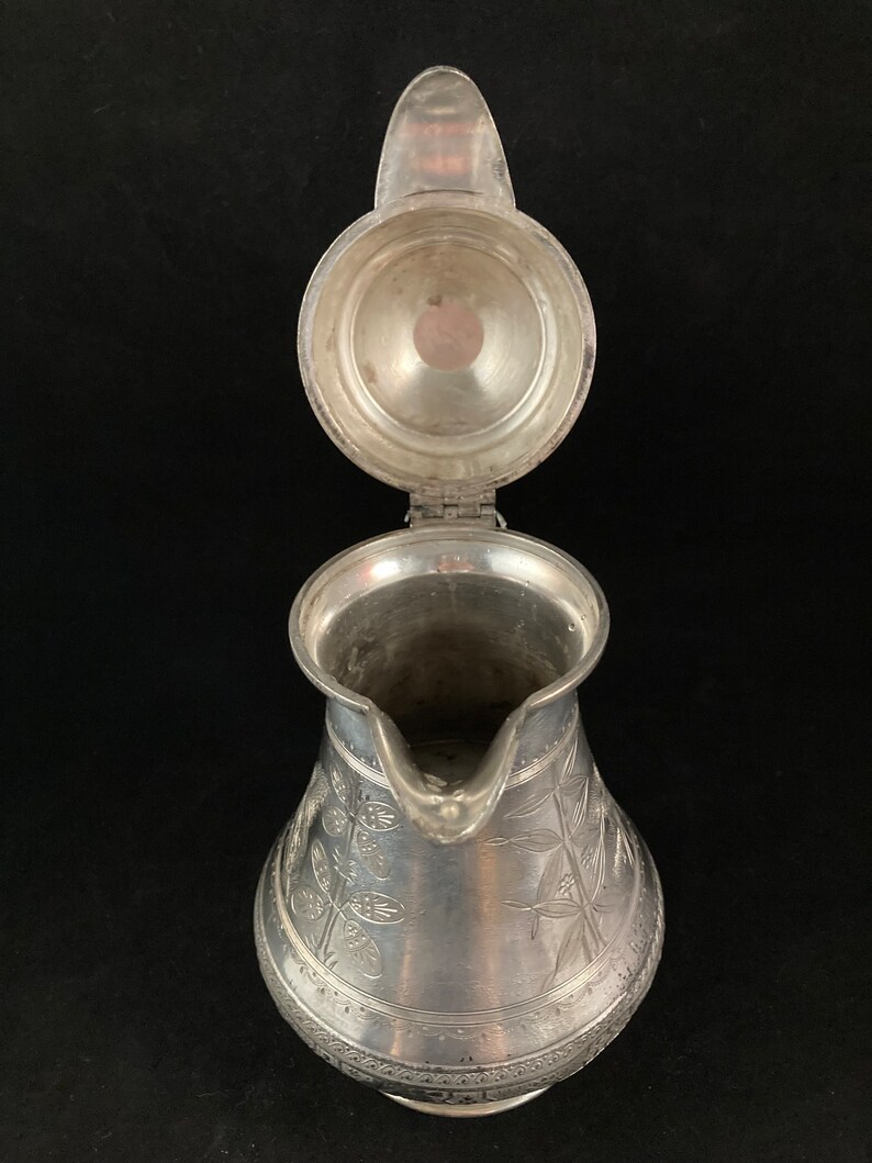 Vintage Simpson Hall Miller & Co Teapot With Floral Etching - Etsy