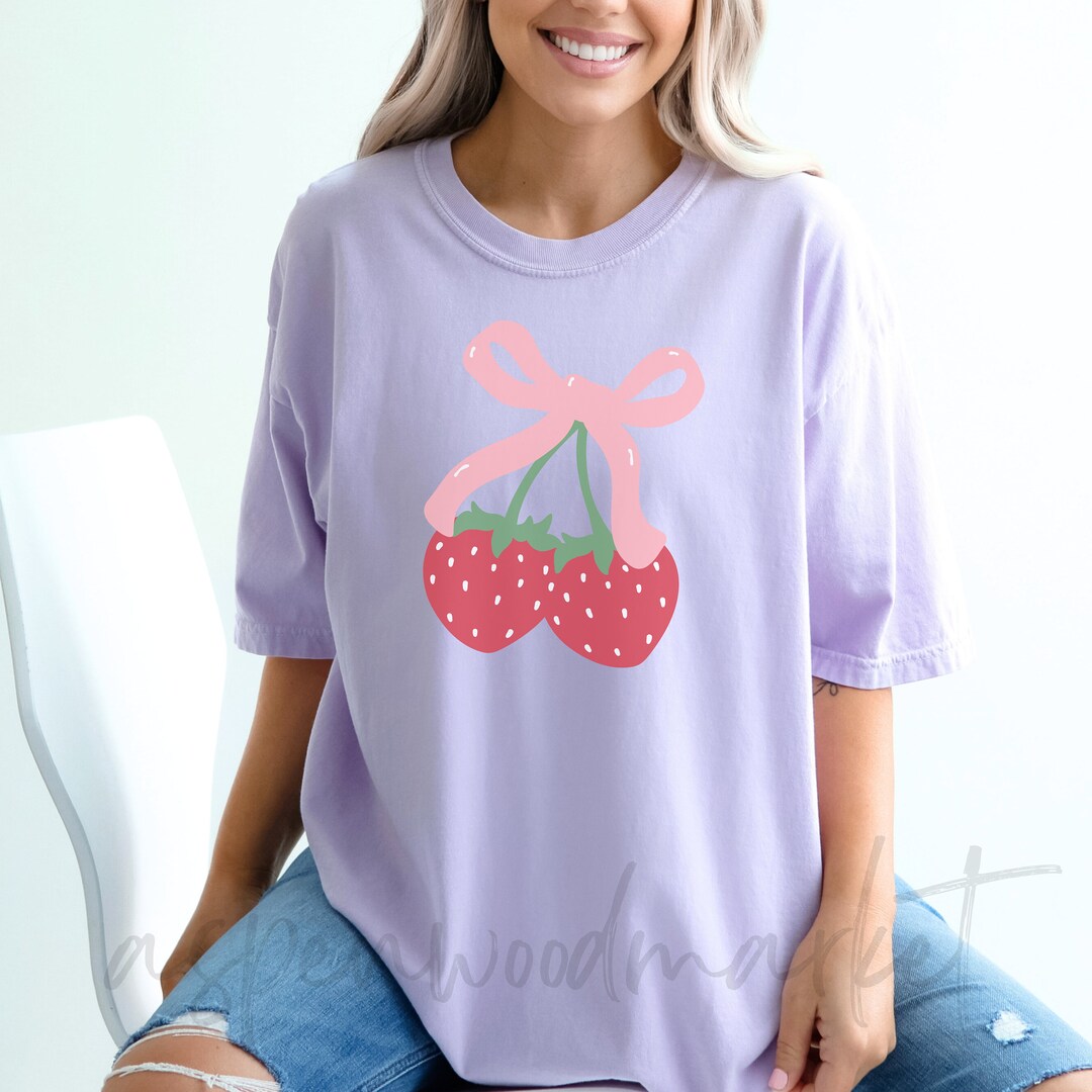 Coquette Shirt Coquette Dress Strawberry Shirt Strawberry Tshirt ...