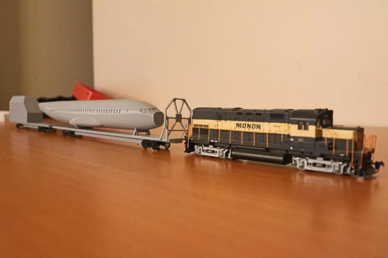 HO Scale Boeing 737 Fuselage and Cargo - Etsy