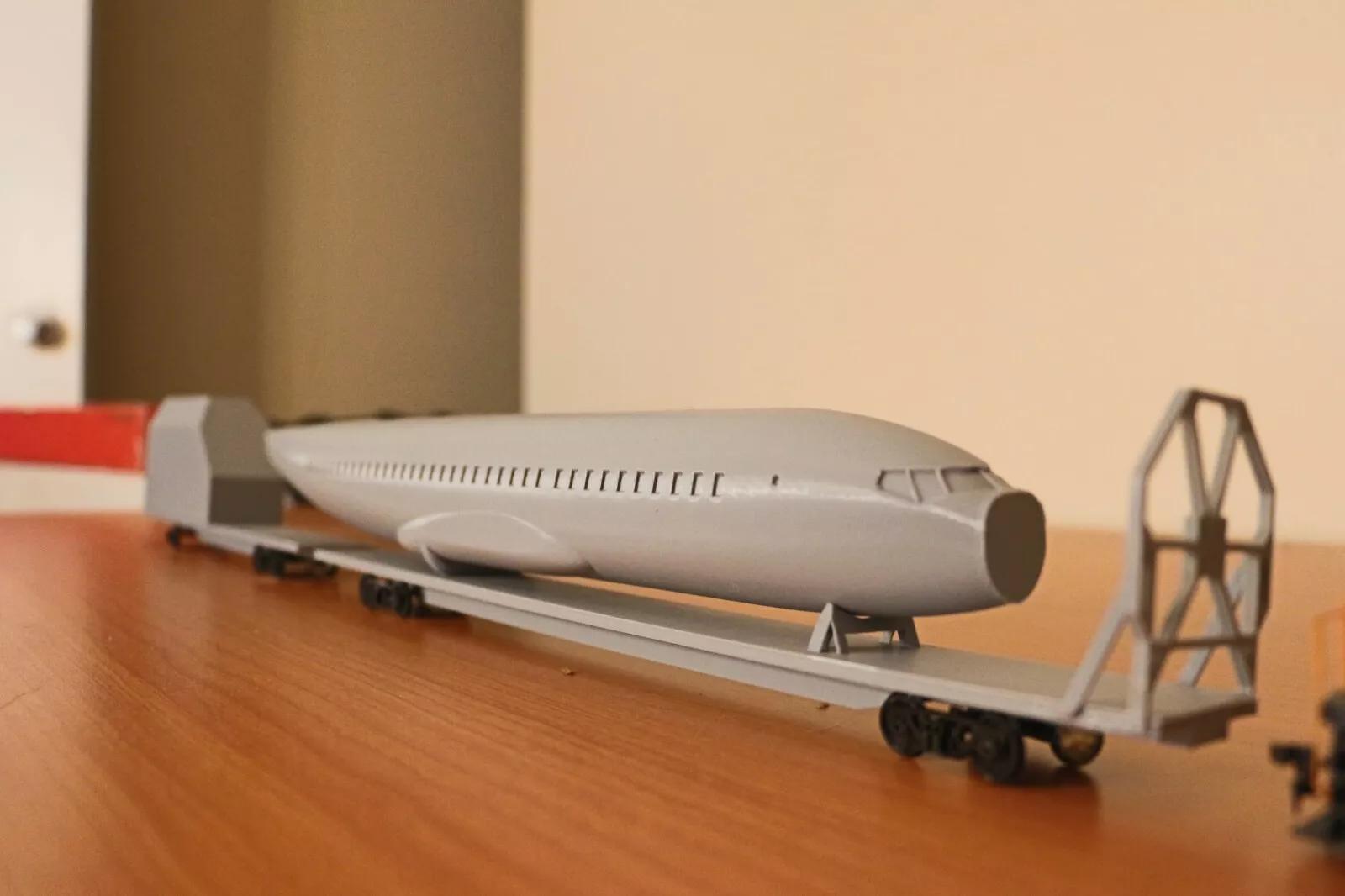 HO Scale Boeing 737 Fuselage and Cargo - Etsy