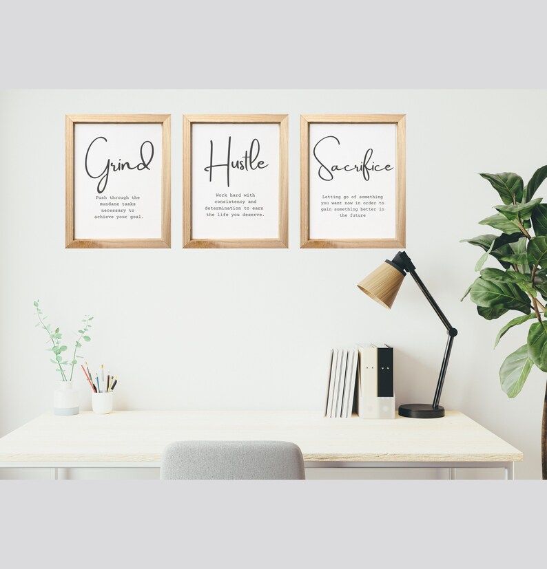 Office Motivational Posters Printable Download Gallery Wall 12 Set ...