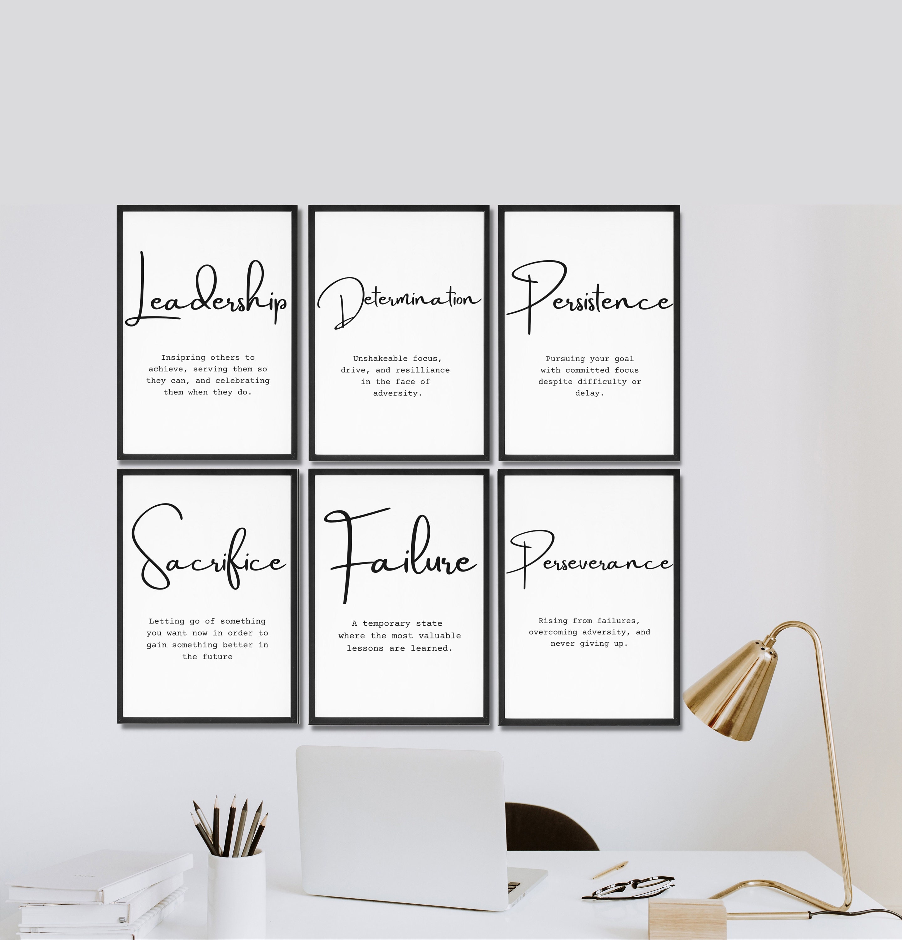 Office Motivational Posters Printable Download Gallery Wall 12 Set ...