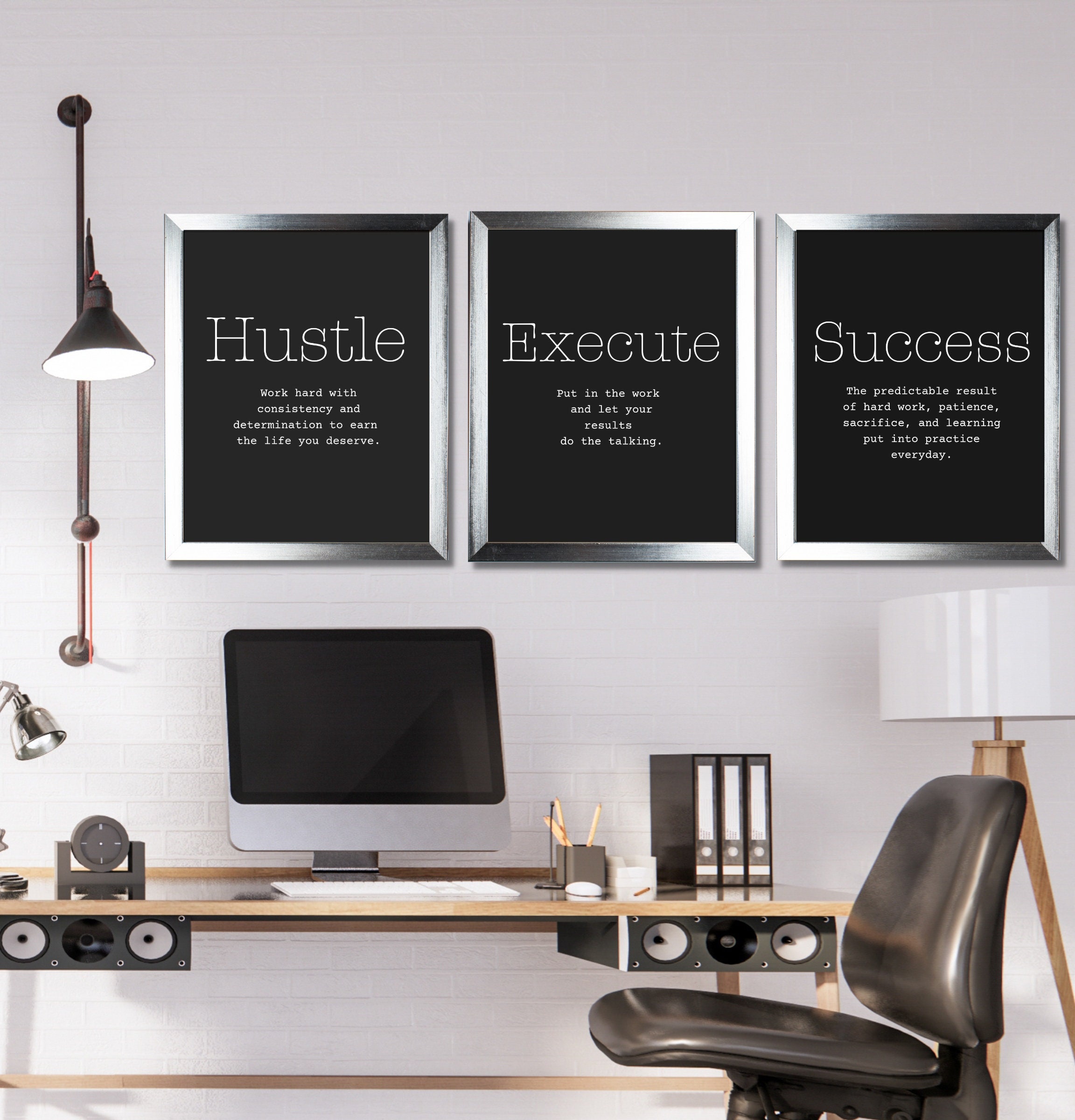 Office Motivational Posters Printable Download Gallery Wall 12 Set ...