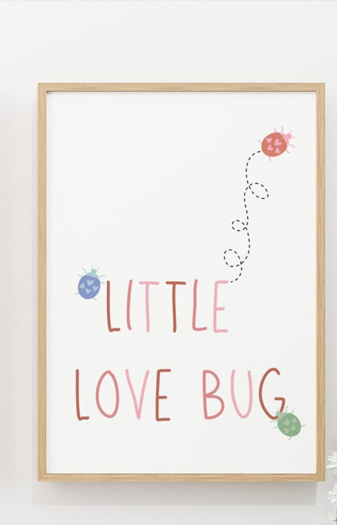 Love Bug Theme Playroom Posters Alphabet Numbers Let's Play Love Bug ...