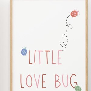 Love Bug Theme Playroom Posters Alphabet Numbers Let's Play Love Bug ...