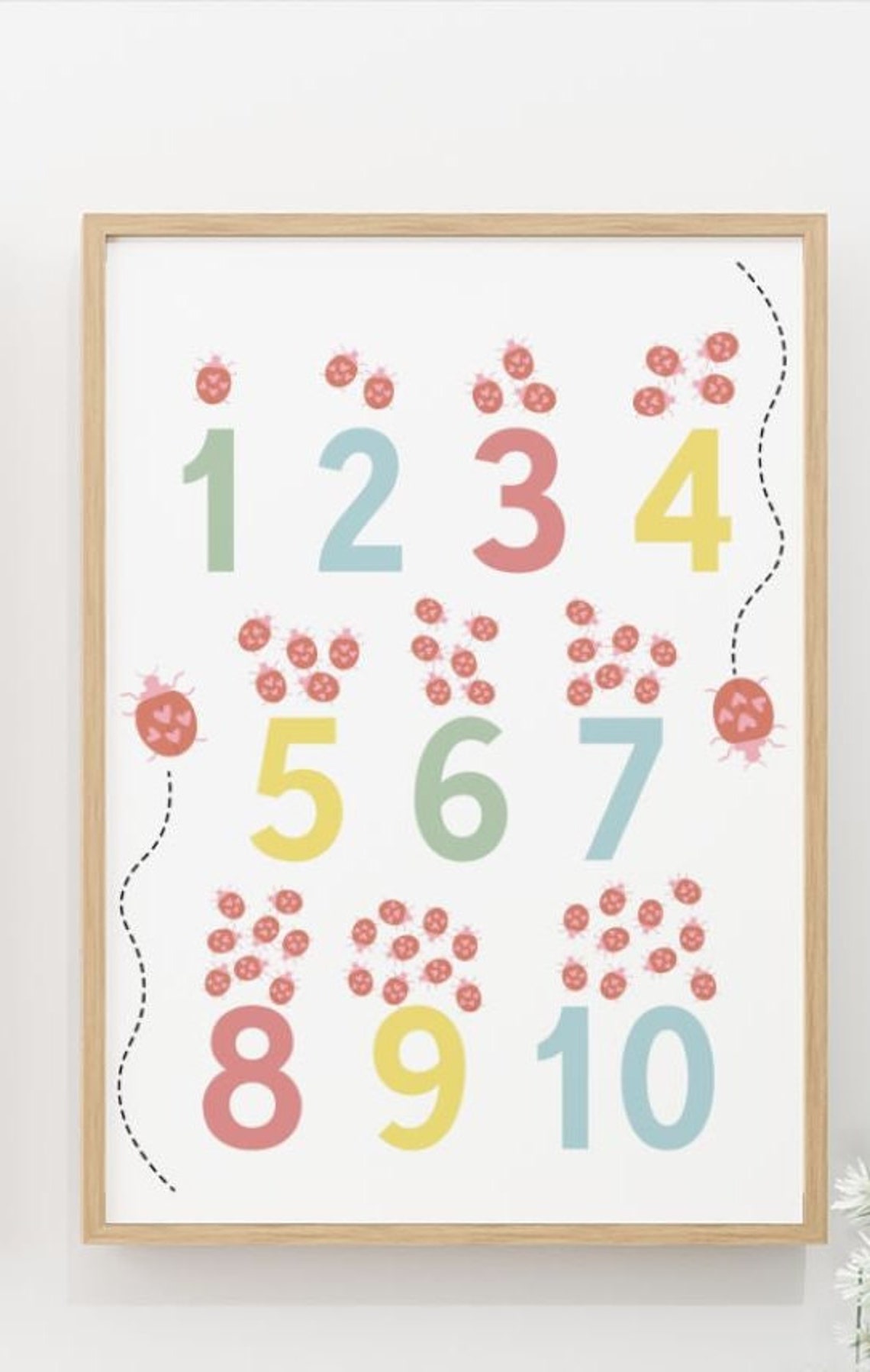 Love Bug Theme Playroom Posters Alphabet Numbers Let's Play Love Bug ...