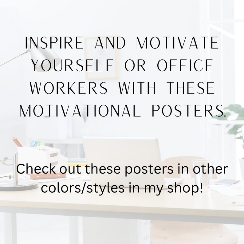 Office Motivational Posters Printable Download Gallery Wall 12 Set Inspirational Artwork ...