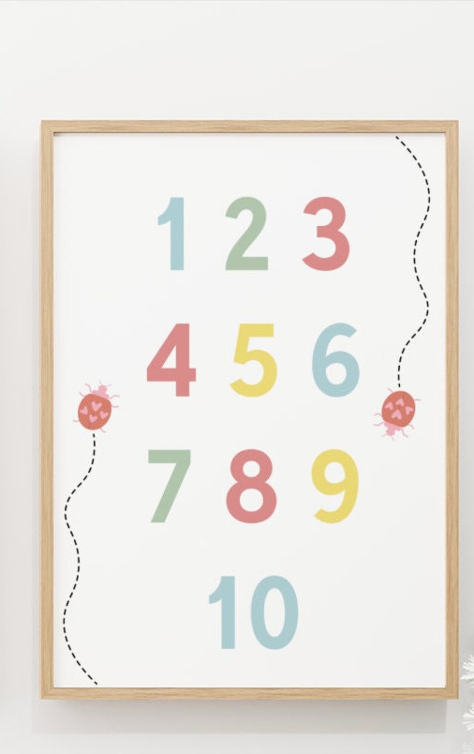 Love Bug Theme Playroom Posters Alphabet Numbers Let's Play Love Bug ...