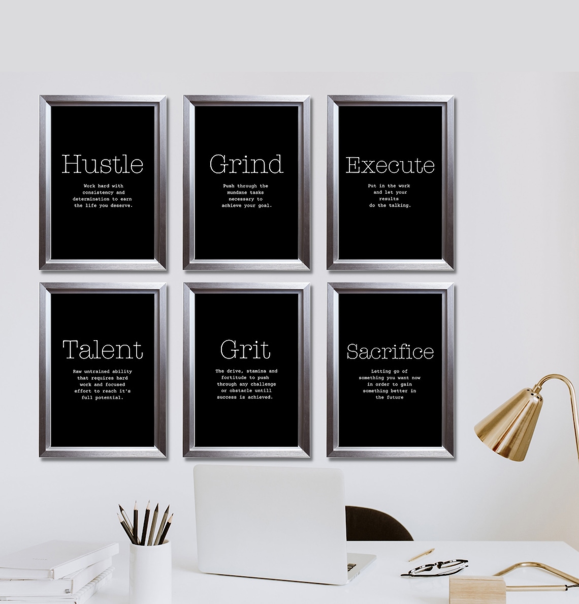 Office Motivational Posters Printable Download Gallery Wall 12 Set ...