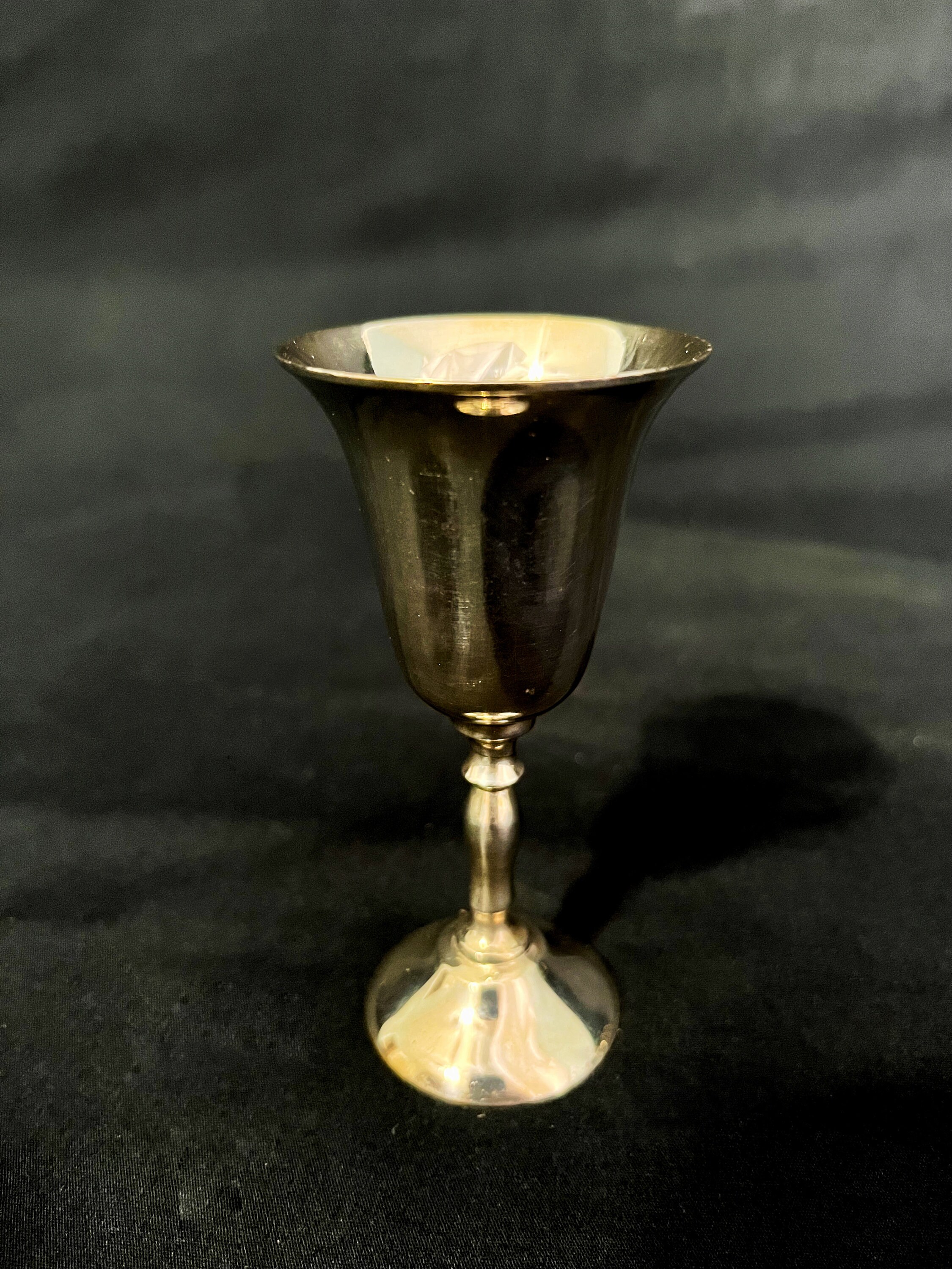 Set of Vintage Silver Plate Cordial Cups X3 Shot Glass Aperitif EP ...