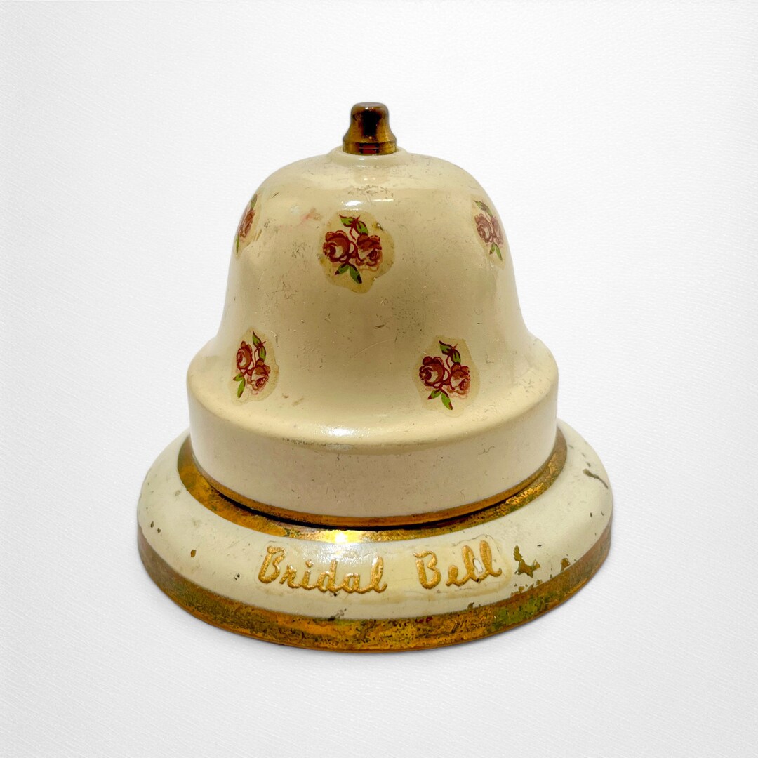 Vintage 1950s Double Ring Presentation Box | Bridal Bells Engagement ...
