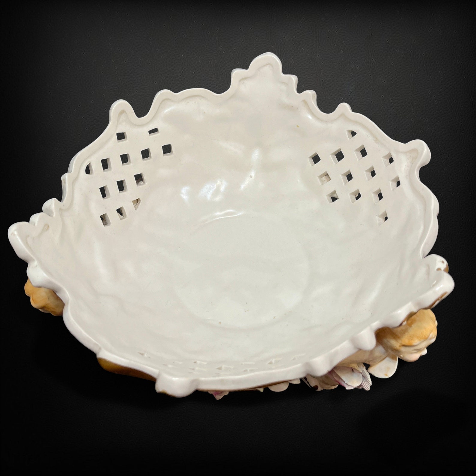 Vintage Made in Japan Dresden Style Compote With Three Cherubs ...