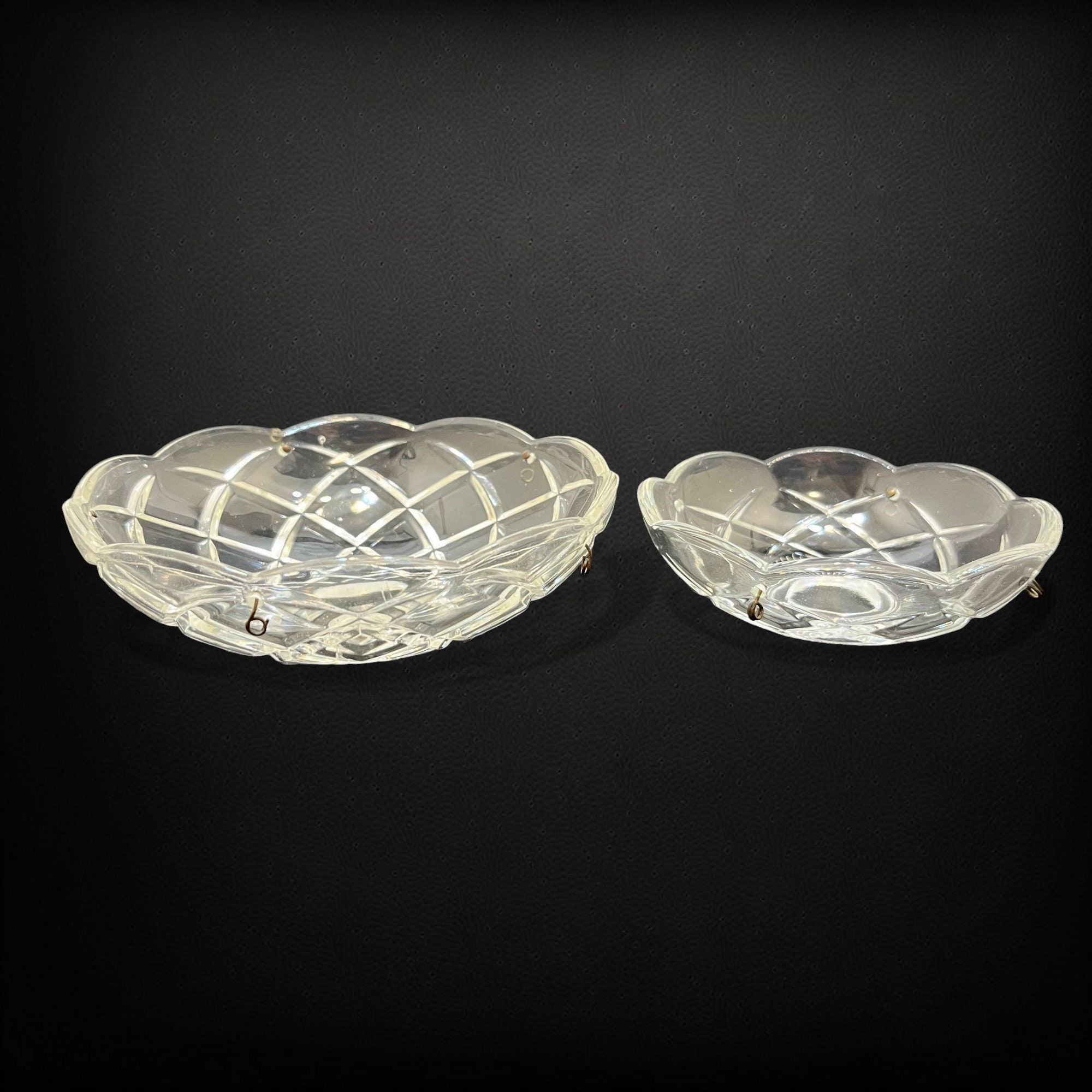 Choice of Replacement Crystal Clear Glass Chandelier Lamp Parts | 6 ...