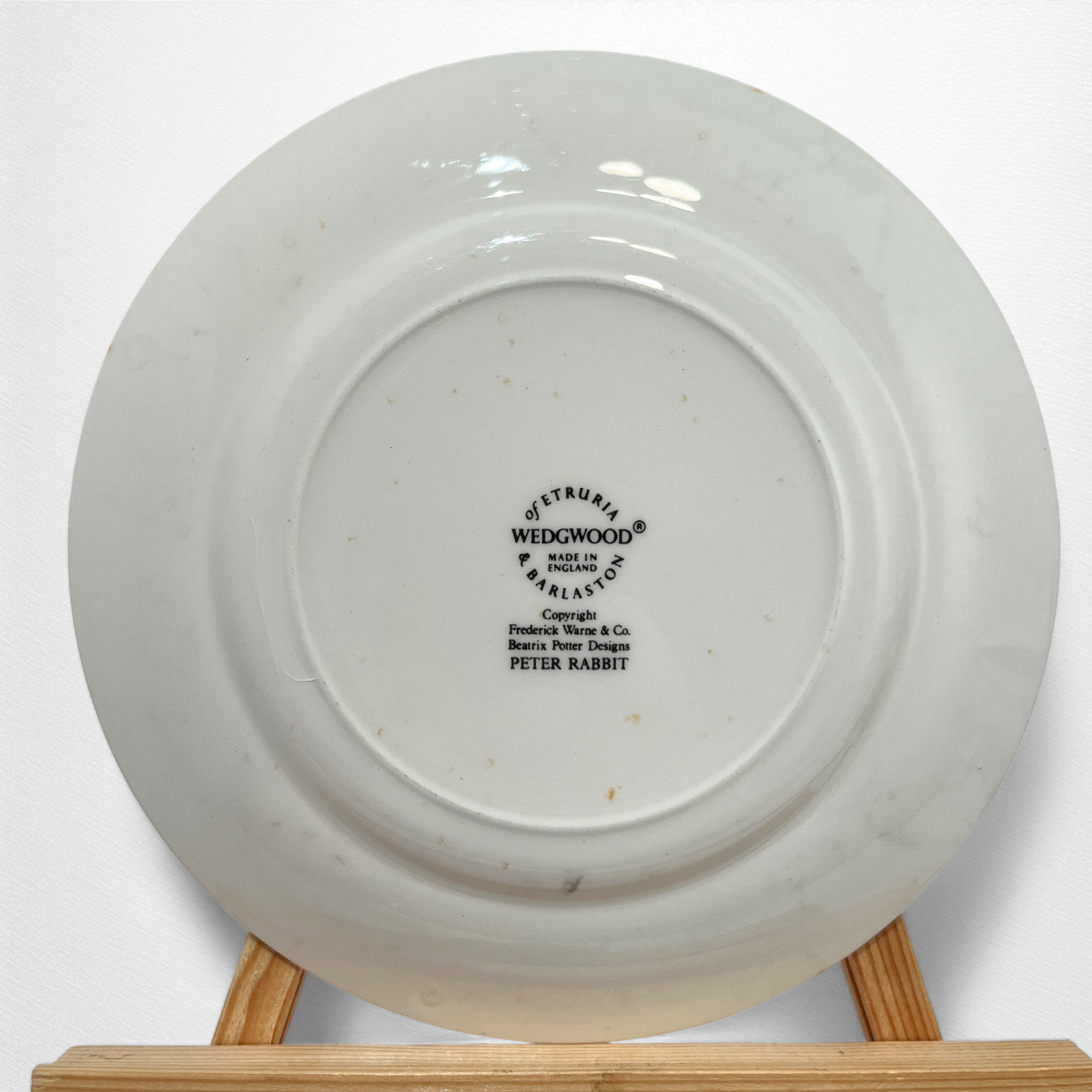 Vintage Wedgwood Peter Rabbit Child's Plate | Beatrix Potter Camomile ...