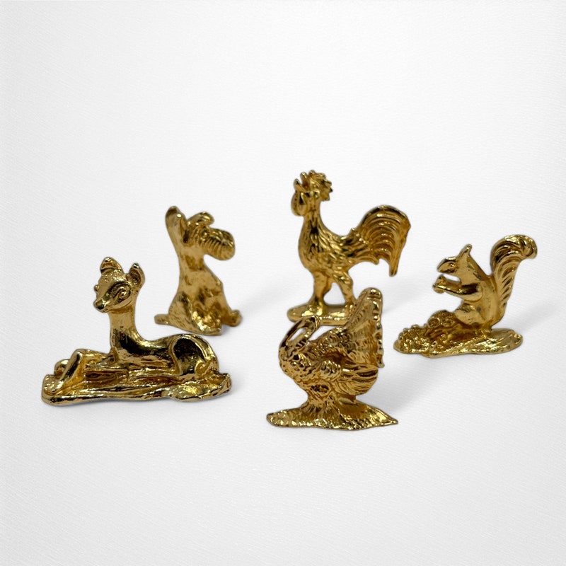 Brass Animal Figurines - Etsy