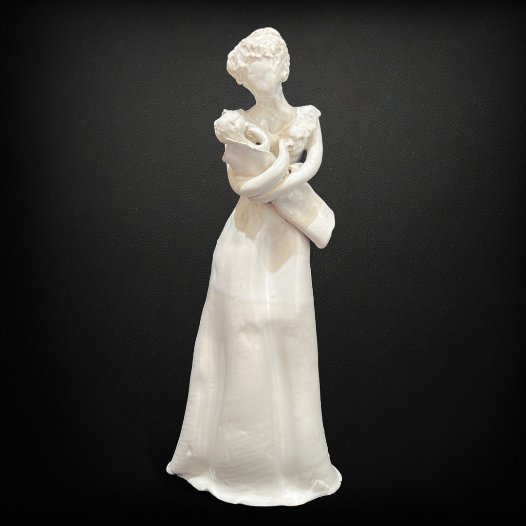 Hand Sculpted Mother & Child Clay Figure | Motherhood Figurine | New ...