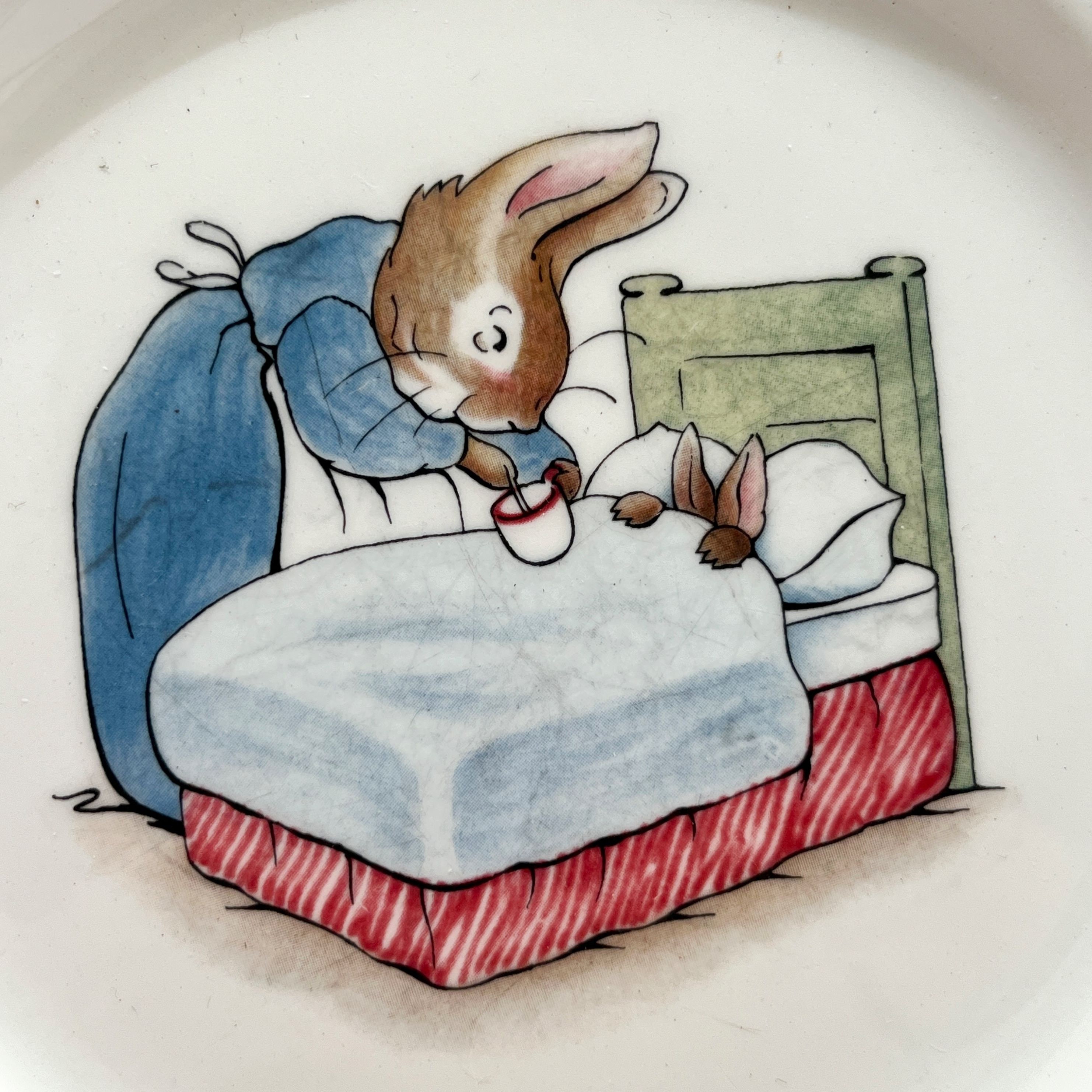 Vintage Wedgwood Peter Rabbit Child's Plate | Beatrix Potter Camomile ...