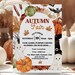 Fall Autumn Party Invitation, Fall Festival Party Invite, Backyard Fall ...