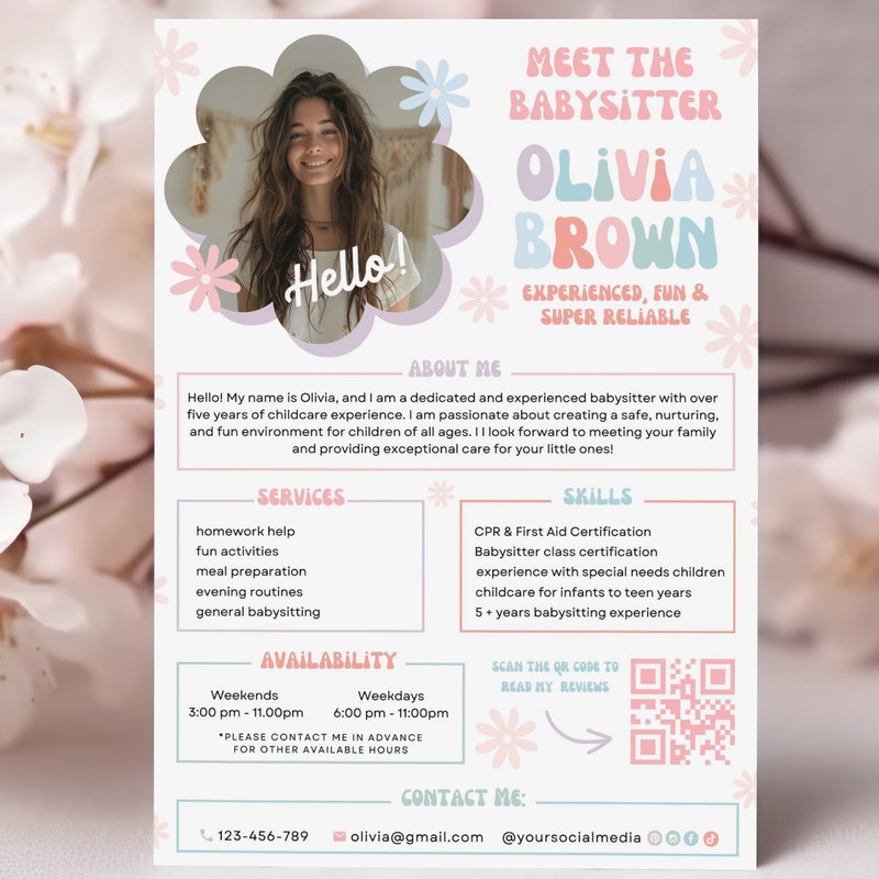 Flyer Design Resume - Etsy