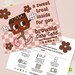 Brownies Care Card Canva Template, Editable Brownie Care Instructions, Brownies Order Insert ...