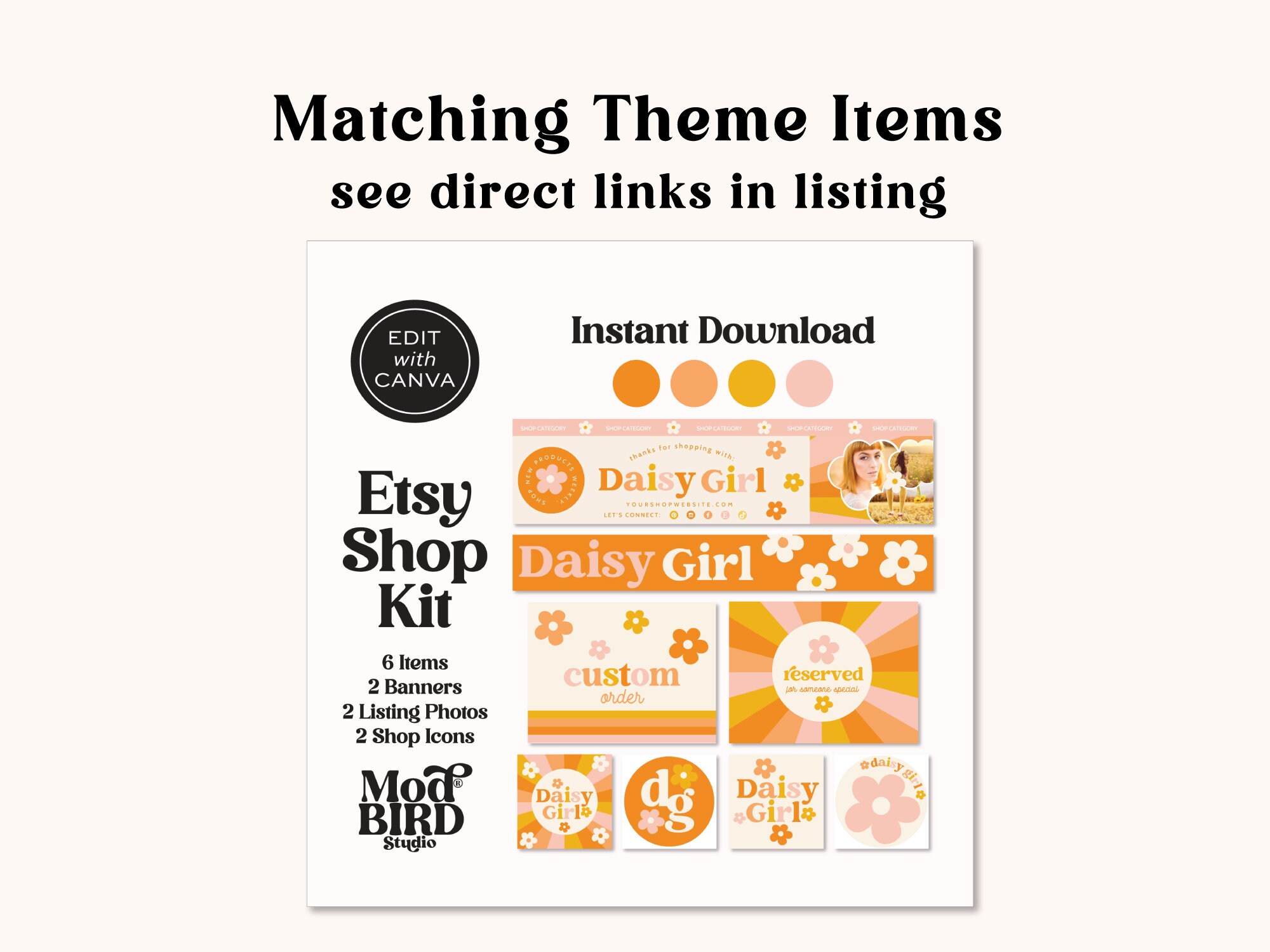 Boho Daisy Facebook Cover Template, Rainbow Facebook Banner, Facebook ...